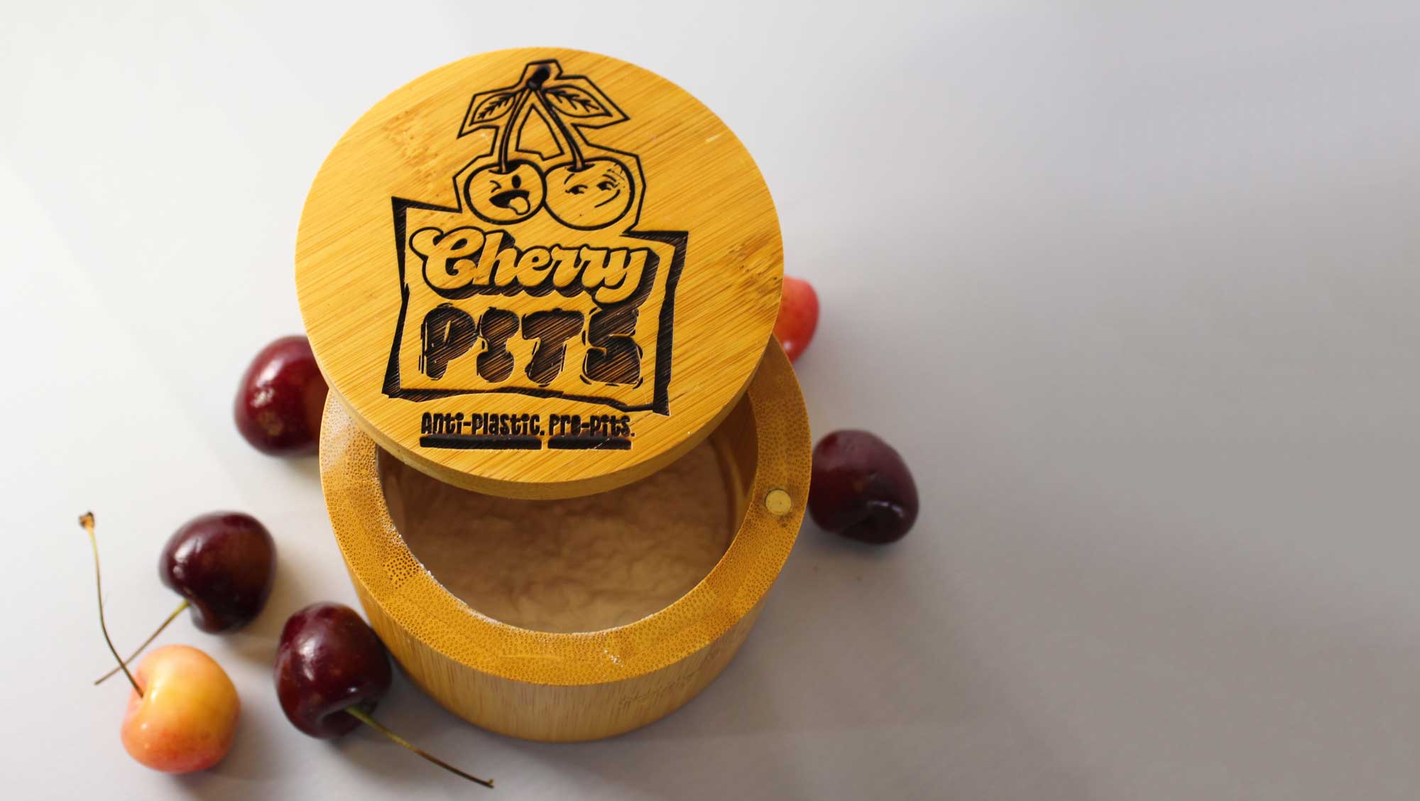 Anti-Plastic. Pro-Pits : Cherry Pits Natural, Sustainable Deodorant